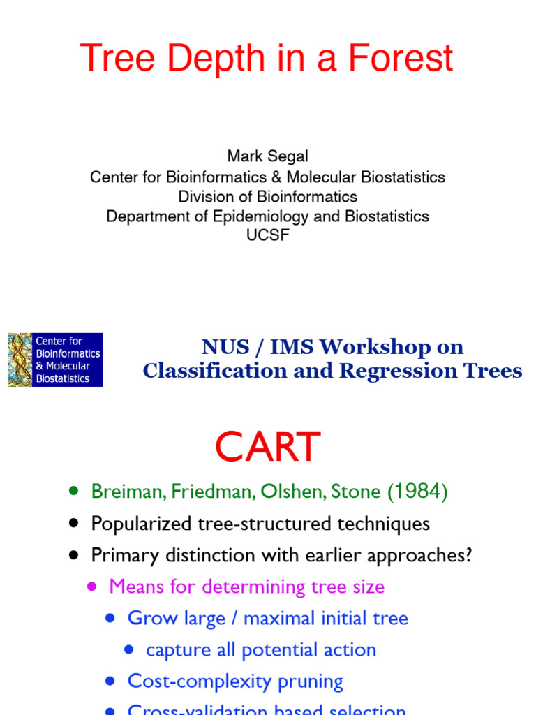 Tree Depth in Random Forests Analysis | PDF | Rna Splicing ...
