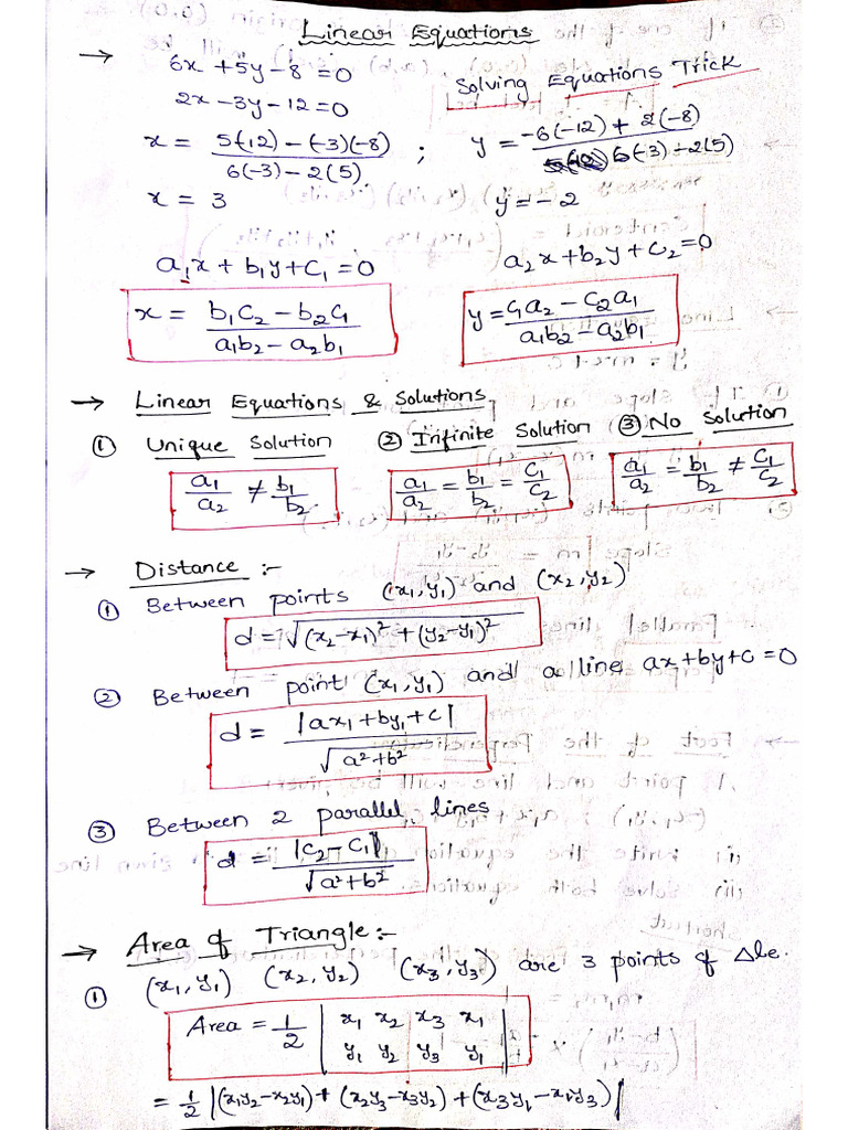 Linear Equations | PDF