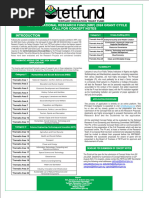 TETFund IBR Application Guidelines | PDF | Cost | Expense