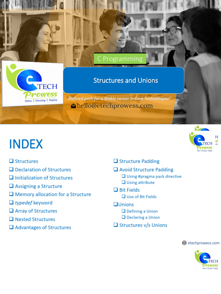 L07 - Structures and Unions | PDF | Pointer (Computer Programming) | Computer Architecture