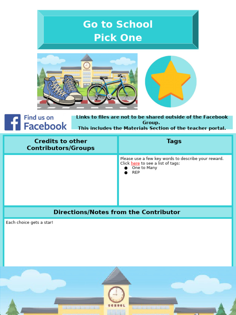 Go To School Pick One - Dyna Phil | PDF