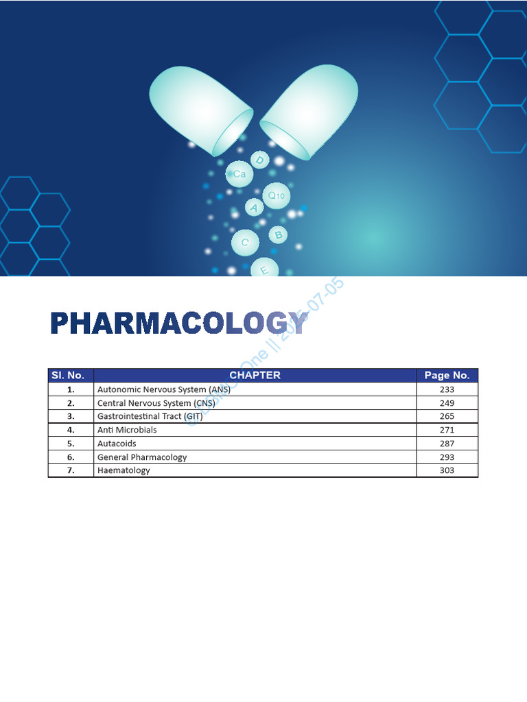 Day 3 - Pharmacology - Annotated Workbook | PDF | Urinary Incontinence ...
