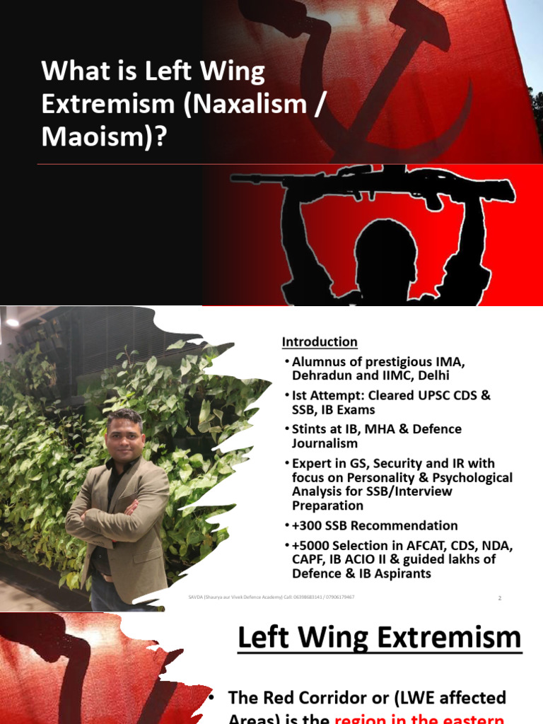 Understanding Left Wing Extremism | PDF | Maoism | Socialism