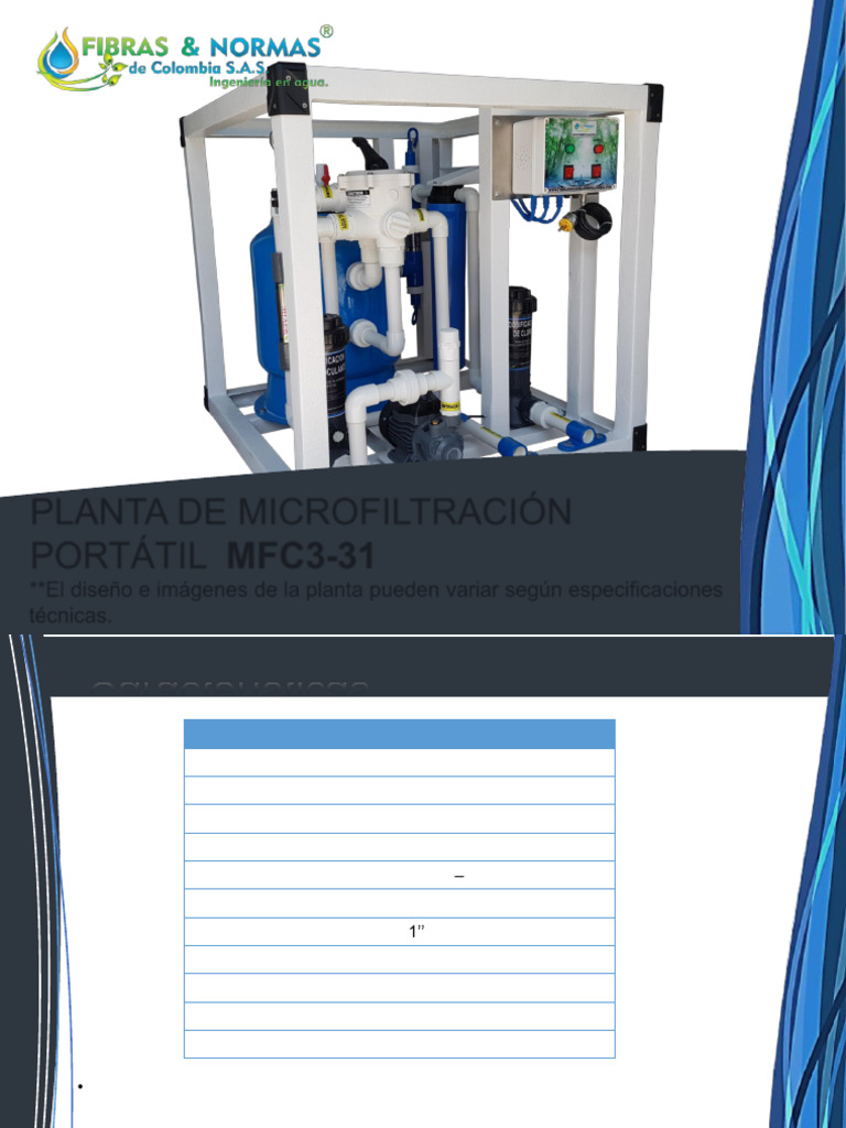 MFC3-31 Actualizado | PDF | Agua | Agua potable