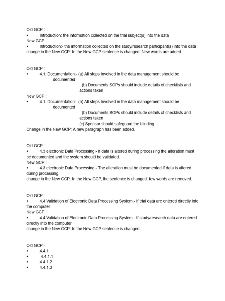 Old GCP - NEW GCP | PDF