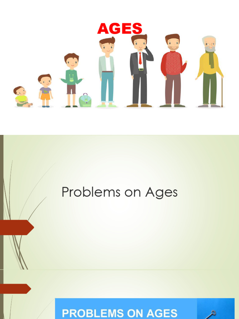 Age Problems and Solutions | PDF