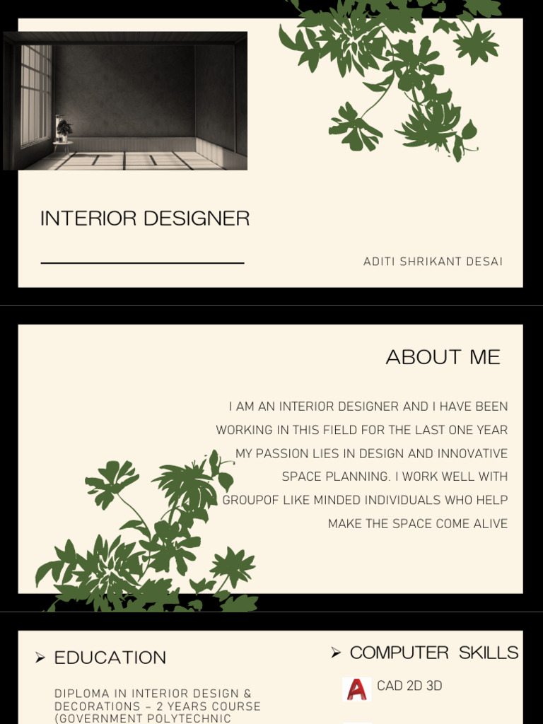 Aditi Desai (Portfolio) - 1 | PDF