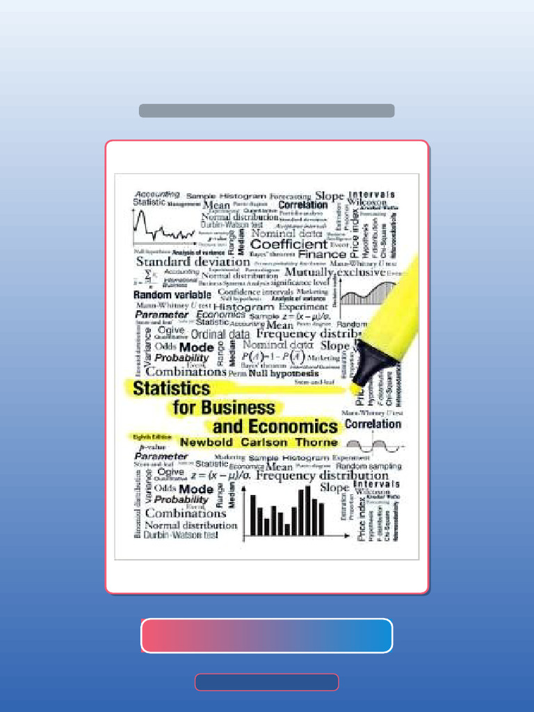 Statistics For Business and Economics 8th Edition Betty Newbold | PDF ...