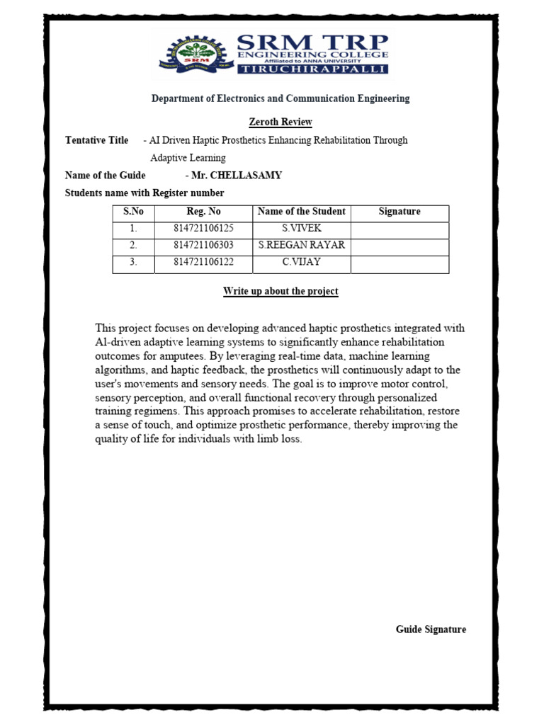 303, 122, 125 Review Form | PDF