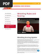 Wrestling Score Sheet Guide | PDF | Indoor Sports