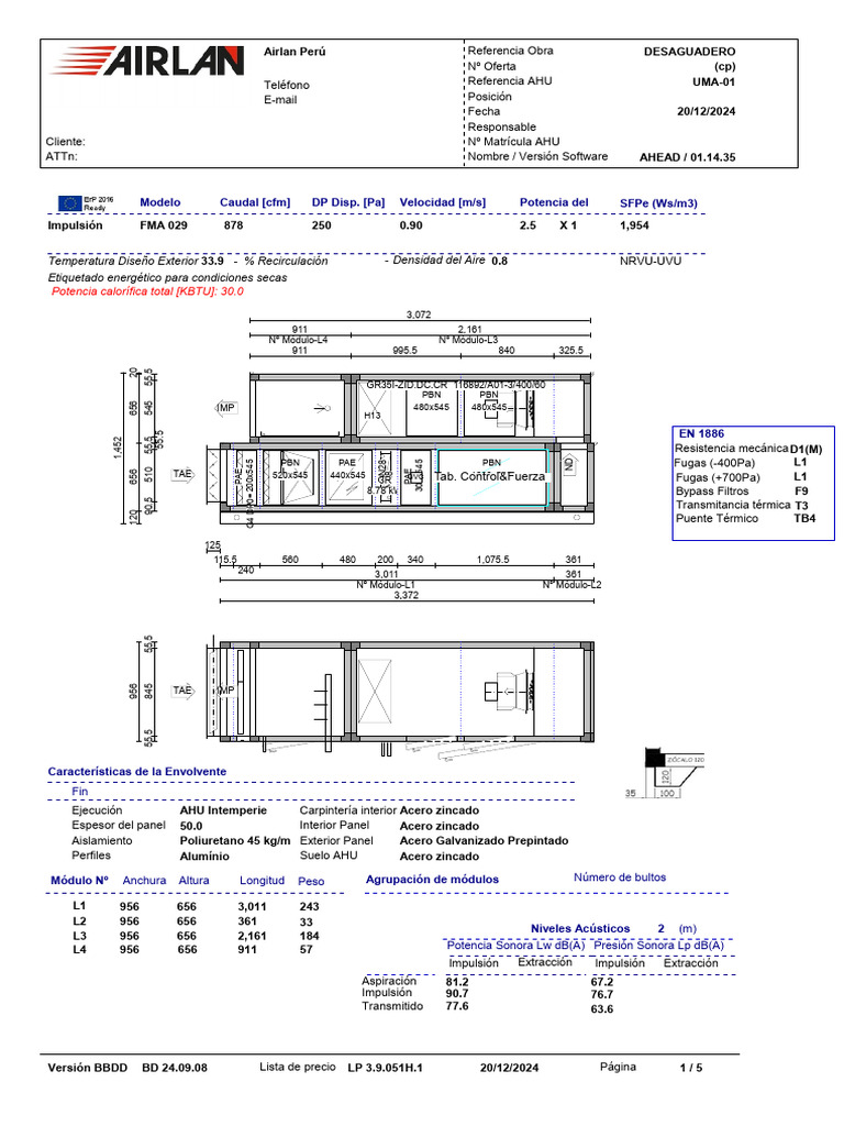 Uma 1 + Condensador VRF Des | PDF | Filtración | Humedad