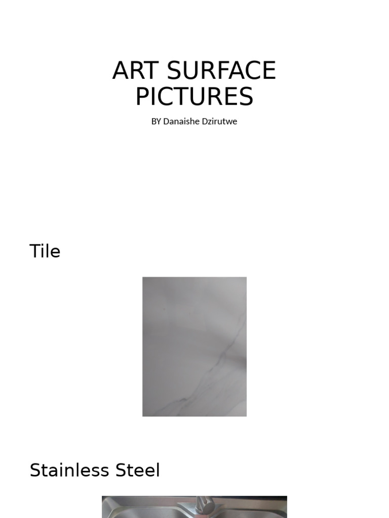 Art Surface Pictures | PDF