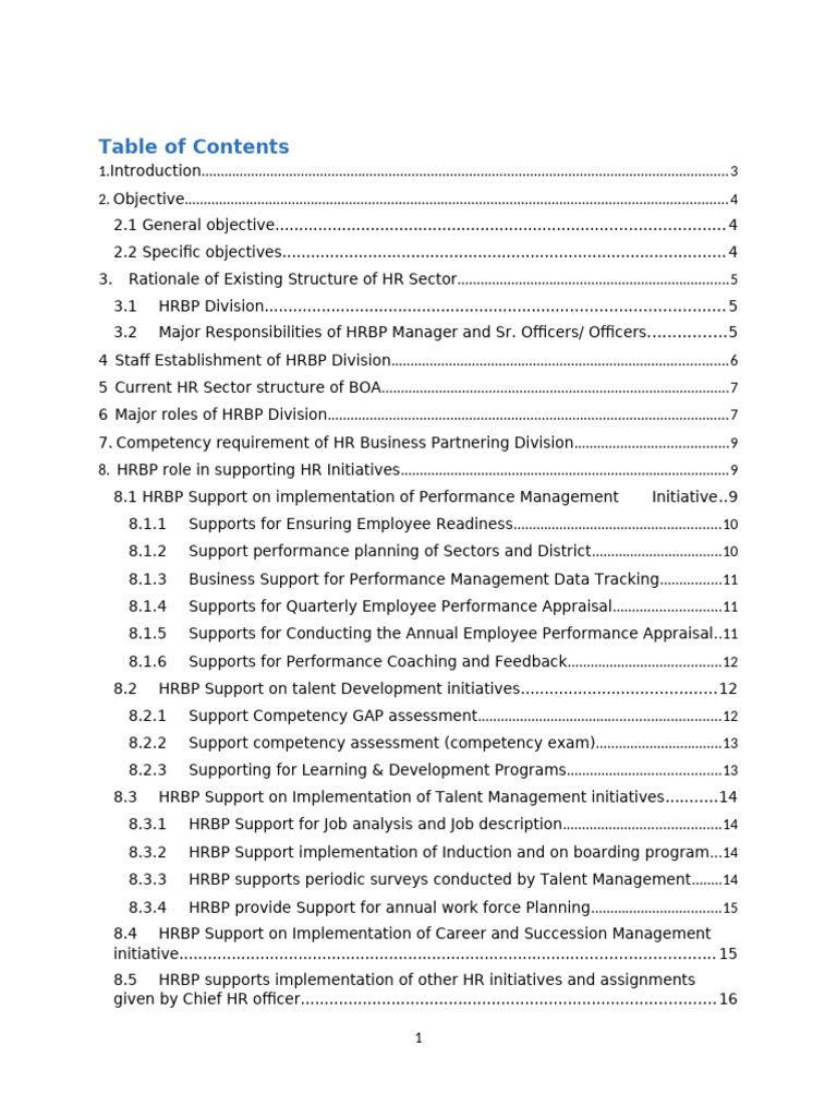 BOA HRBP Guideline June 26 (Repaired) | PDF | Human Resource Management | Leadership