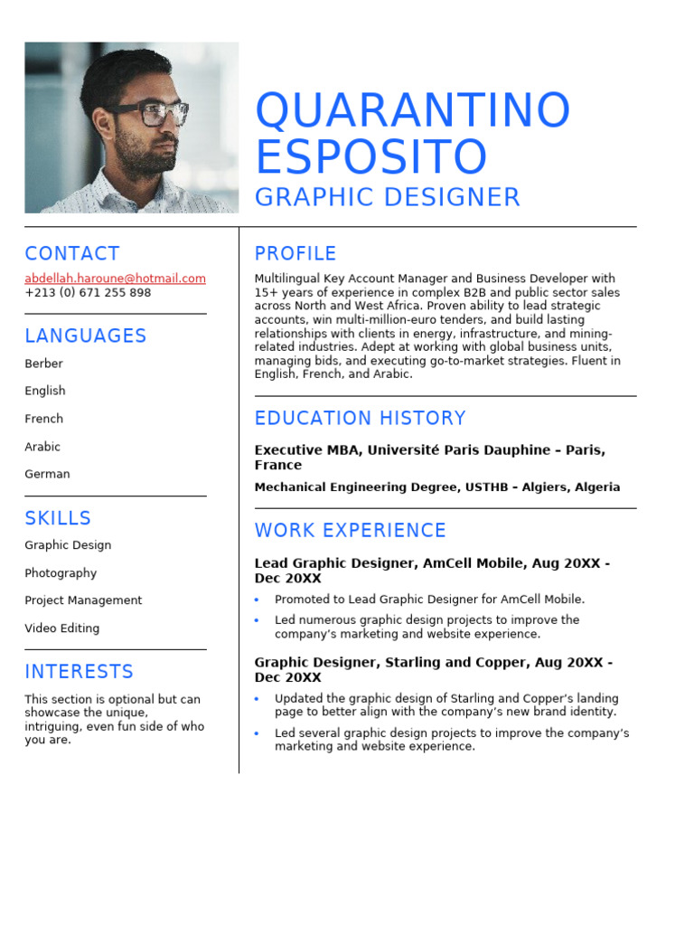 White Minimalist Graphic Designer Resume | PDF
