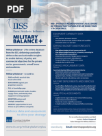 IISS Military Balance Page | PDF | Military | International Relations