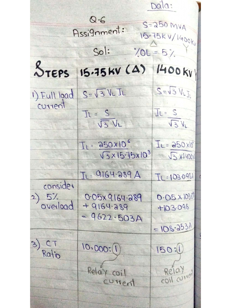 Transformer Protection Assignment | PDF