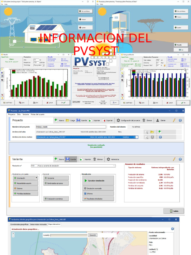 Informacion Del Pvsyst | PDF