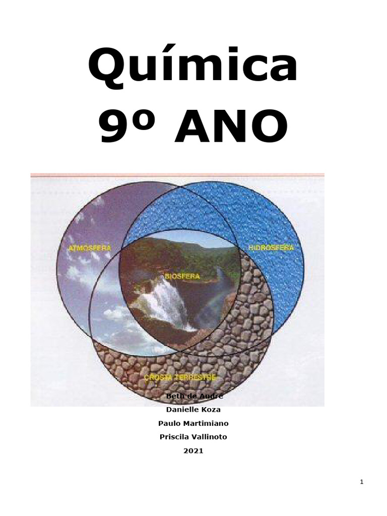 9F 2020 - (04517) Química - 18 - APOSTILA TEORIA - 9 ANO | PDF ...
