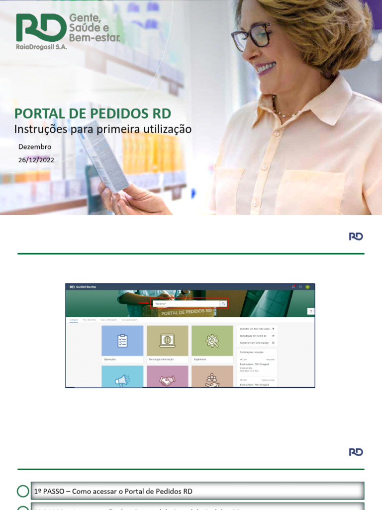 Manual Requisitante Portal de Pedidos RD | PDF