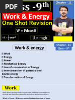 Class 11 Work Energy Power Notes | PDF | Force | Mechanics