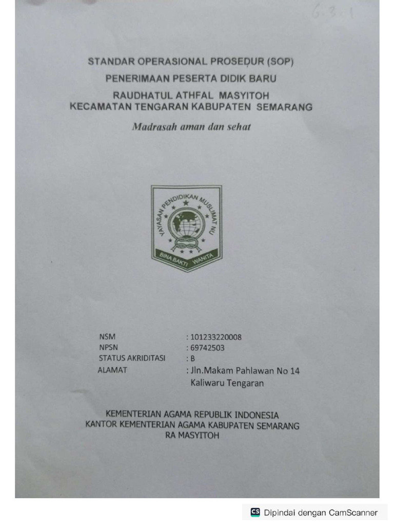 SOP PPDB - Compressed | PDF