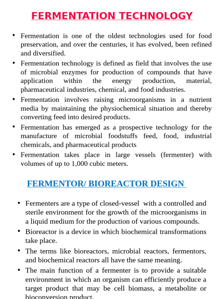 Fermentation Technology | PDF | Fermentation | Valve