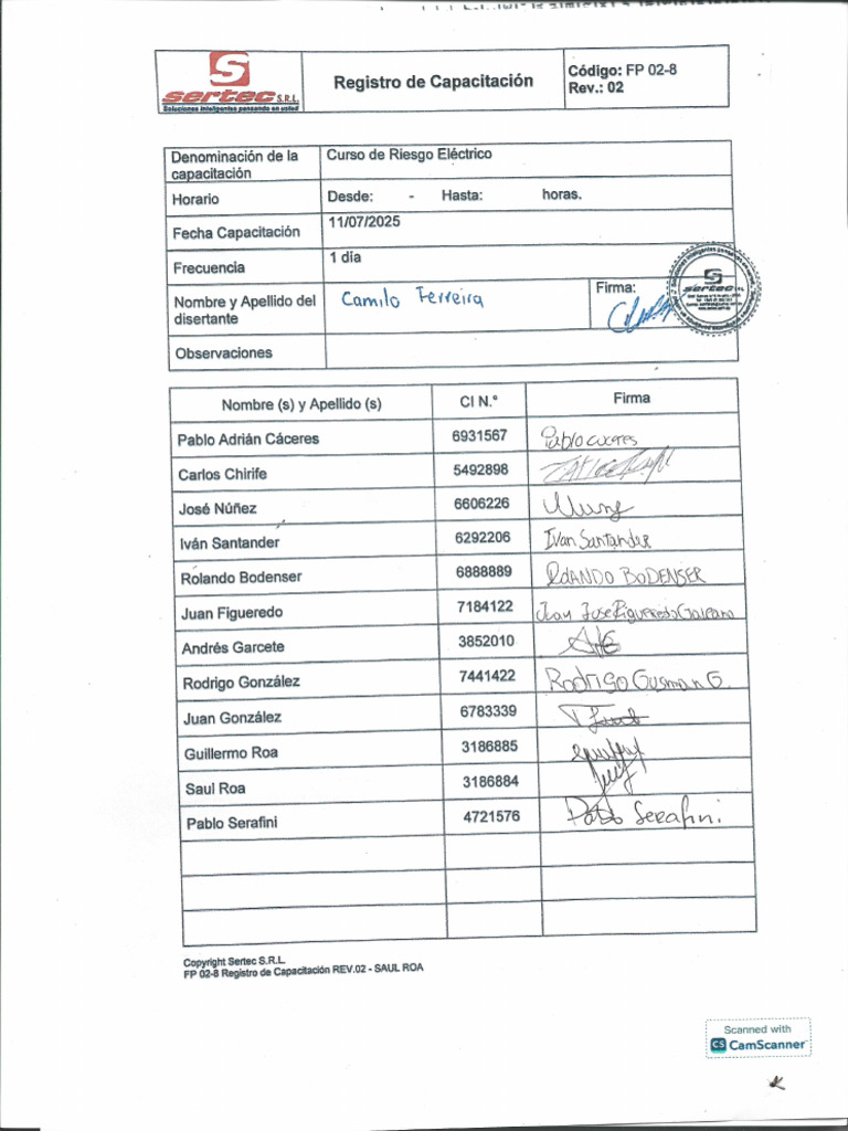 Curso De Riesgo Eléctrico Pdf