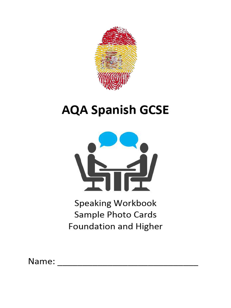 AQA Spanish GCSE Photocards | PDF