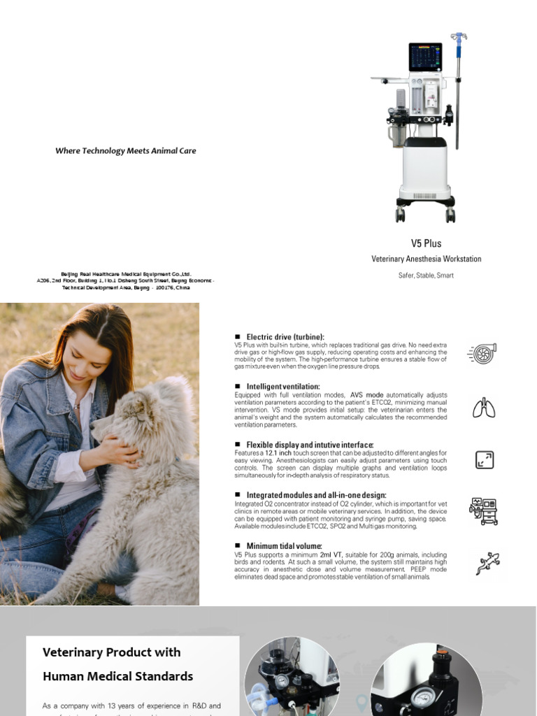 V5 Plus Veterinary Anesthesia Workstation | PDF | Respiration