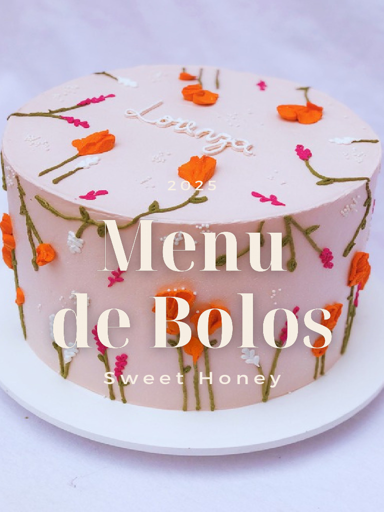Como Encomendar Bolos Personalizados | PDF | Chocolate | Bolos