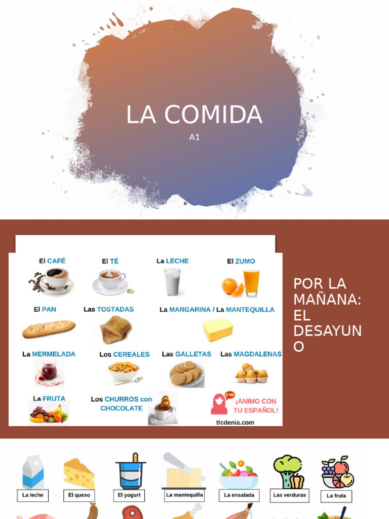 A1 La Comida | PDF