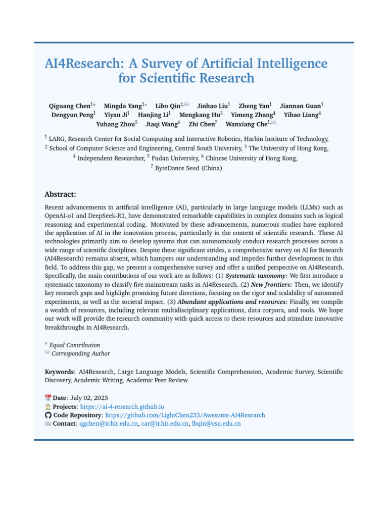 Artificial Intelligence For Scientific Research | PDF | Artificial Intelligence | Intelligence ...