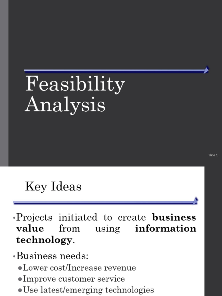 Feasibility Analysis for IT Projects | PDF | Net Present Value | Business
