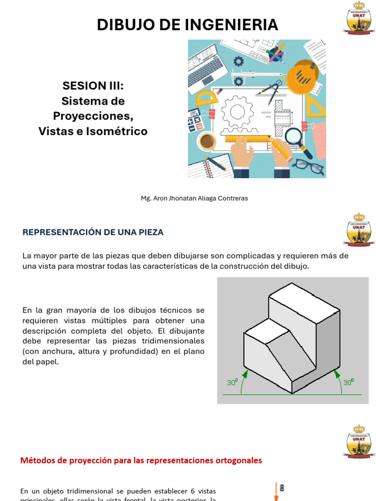 Métodos de Proyección en Dibujo Técnico | PDF | Geometria clasica ...