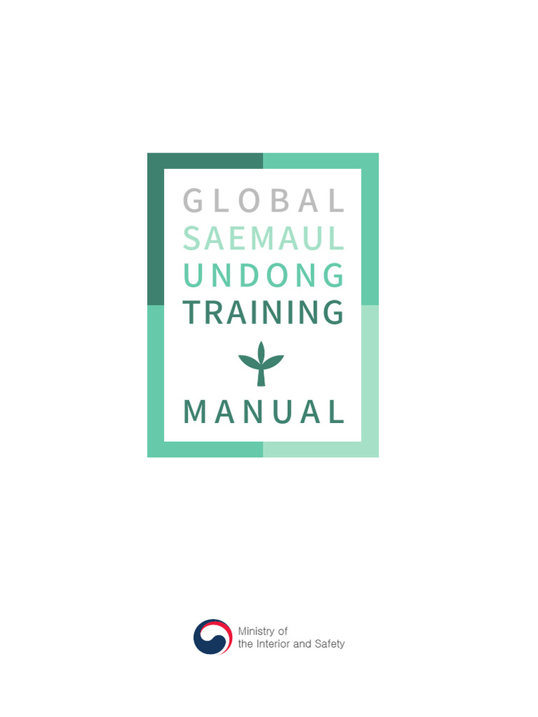 3-1. Global Saemaul Undong Training (Brochure) | PDF | Seoul | Policy