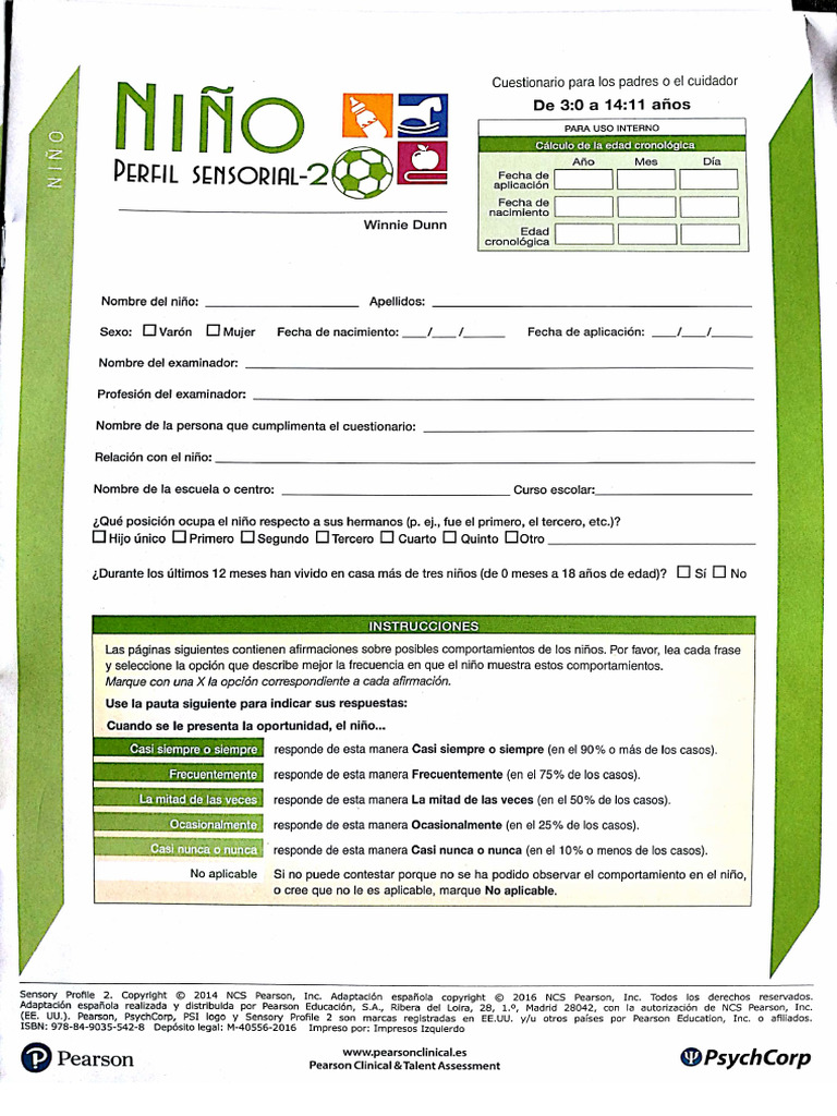 Perfil Sensorial Padres 231019 221928 | PDF