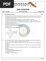 Nationalism in India Map Work Class10 | PDF