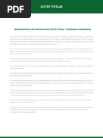 Registro y Activación en ACHS Virtual | PDF | Contraseña | Informática