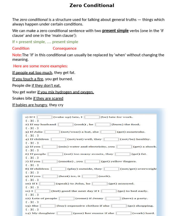 Zero Conditional | PDF