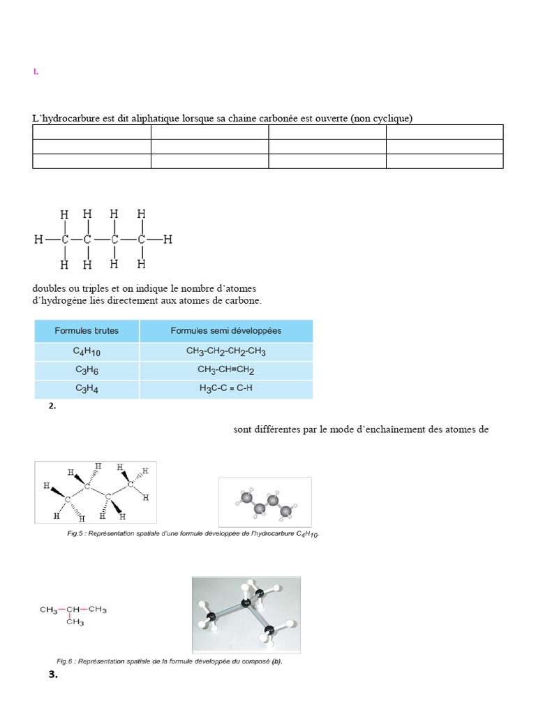 Nomenclature des Hydrocarbures Aliphatiques | PDF | Hydrocarbures | Carbone