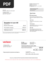 Att Wireless Bill Template | PDF