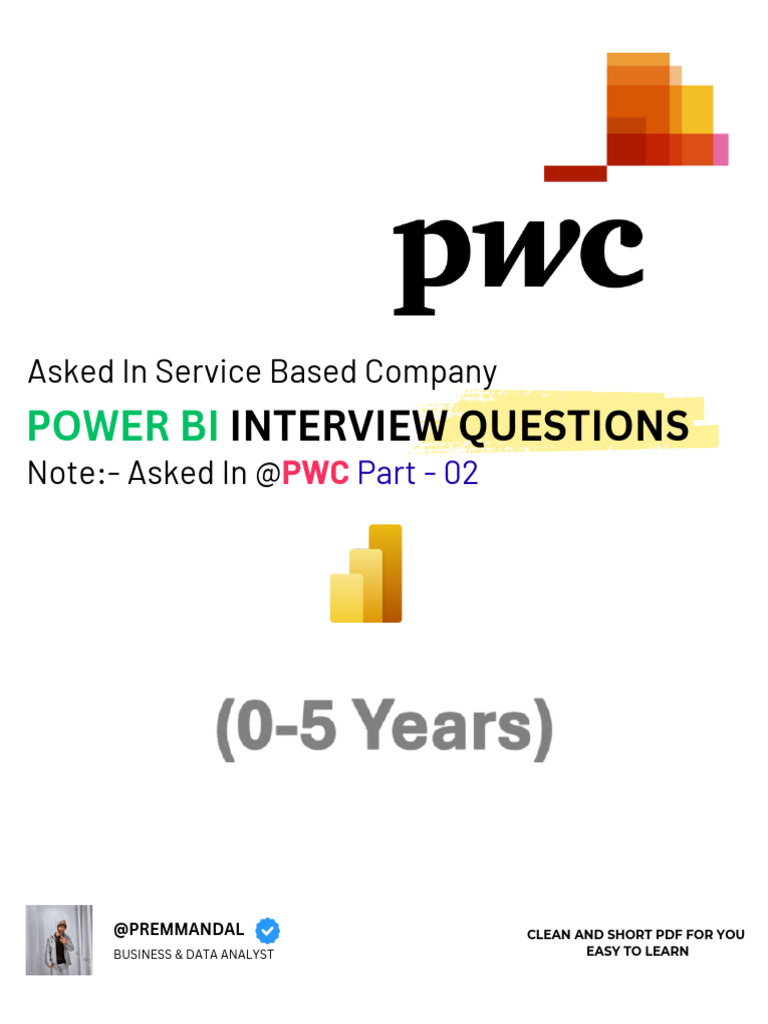 PWC Interview Questions With Answers Part-02 | PDF | Data Analysis | Data