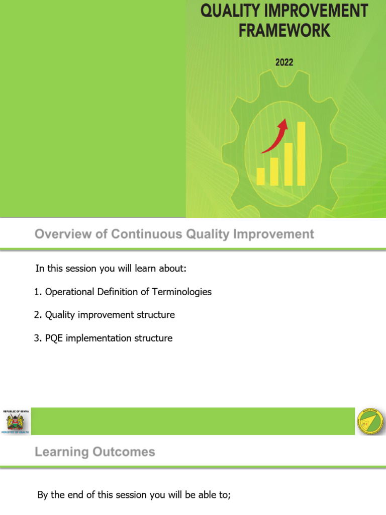 Introduction To Continuous Quality Improvement | PDF | Governance ...