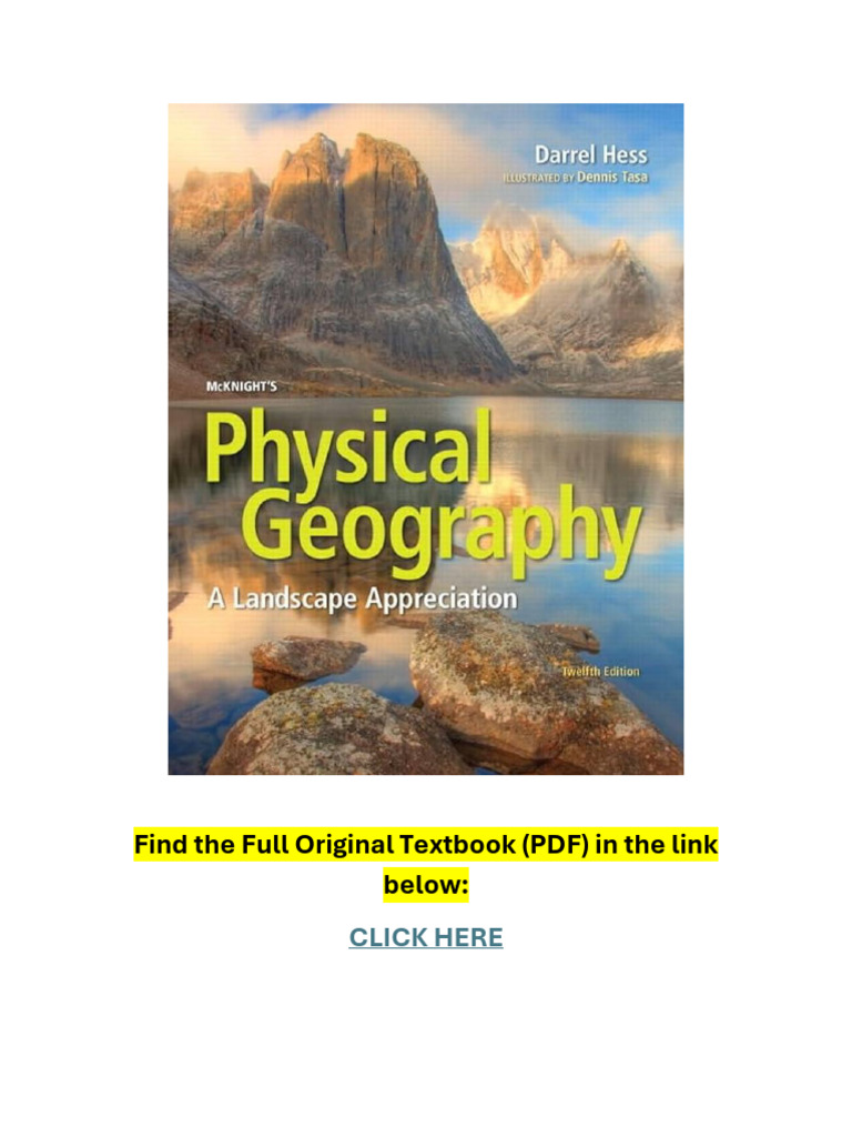 McKnight's Physical Geography Overview | PDF | Geography | Soil