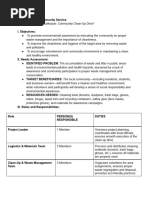 Clean Up Drive Activity Design Template | PDF