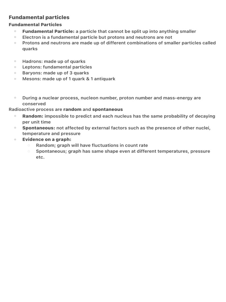 Understanding Fundamental Particles | PDF