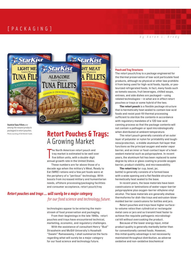 Retort Pouch | PDF | Pressure Cooking | Packaging And Labeling