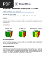 How To Solve A Rubik's Cube 6x6 - Step 1 | PDF | Applied Mathematics ...