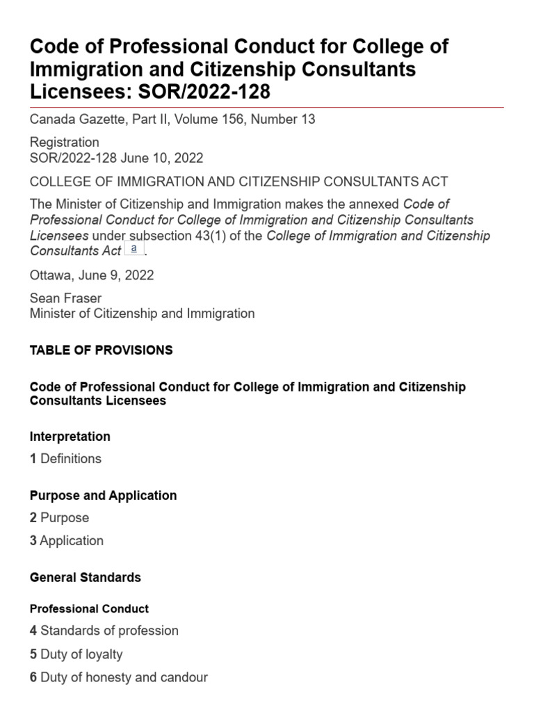 Rcic Professional Code | PDF | Conflict Of Interest | Confidentiality