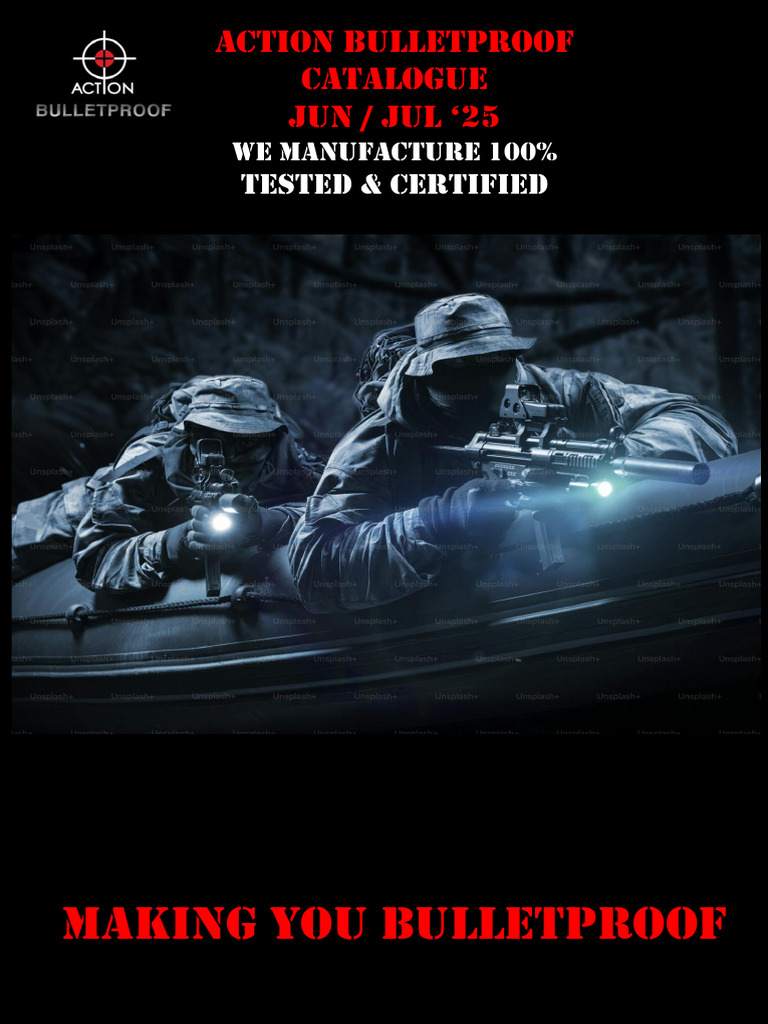 Action Bulletproof Catalogue June July 25 | PDF | Military Personal ...